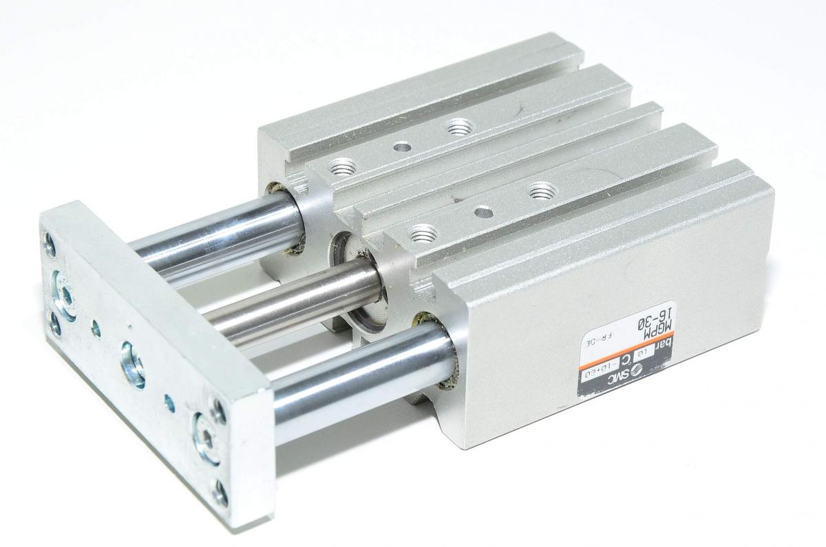 SMC MGPM16-30 Compact Guide Cylinder, Slide bearing