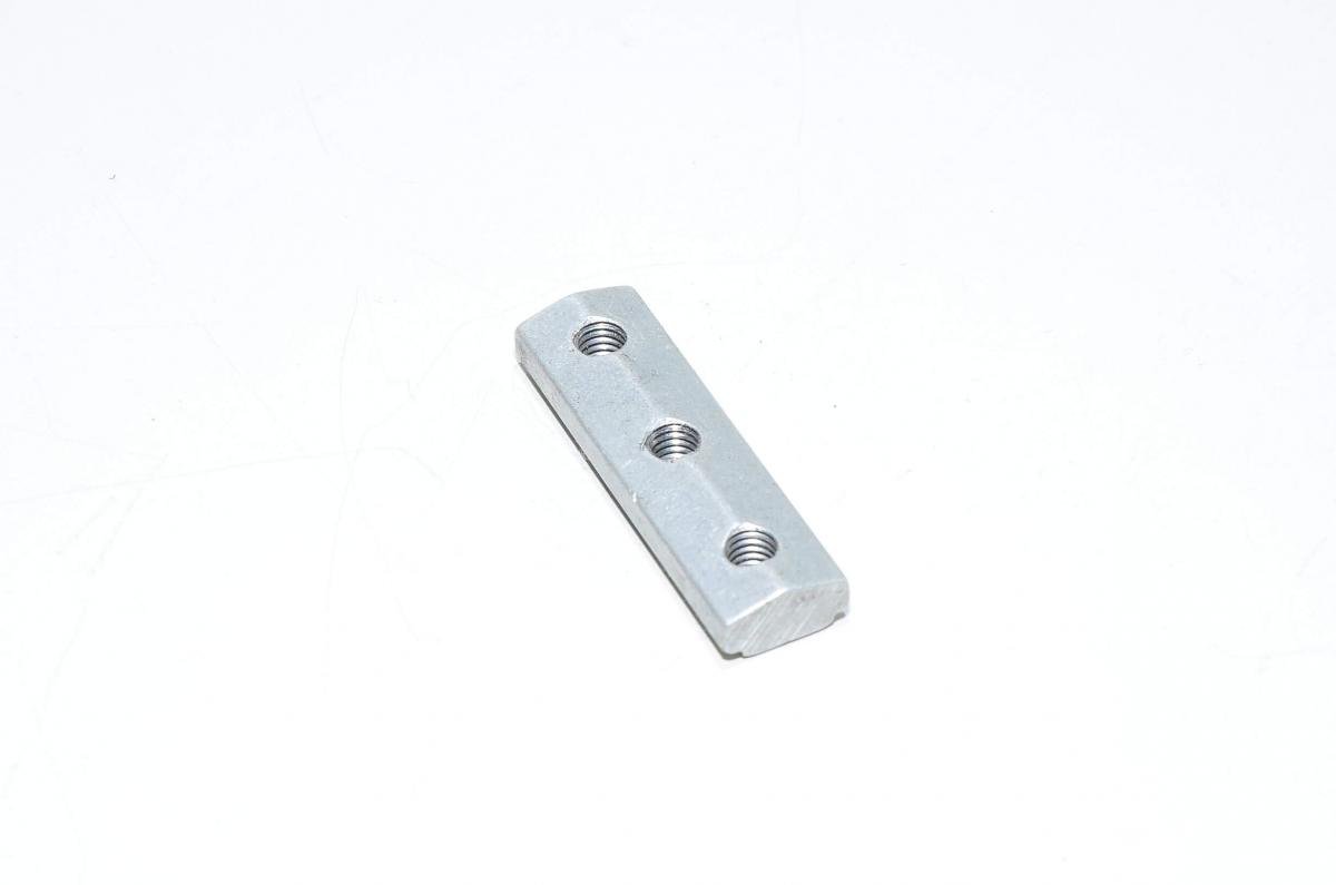 3x M6 long rectangular nut for T-slot 50x14x7,4mm