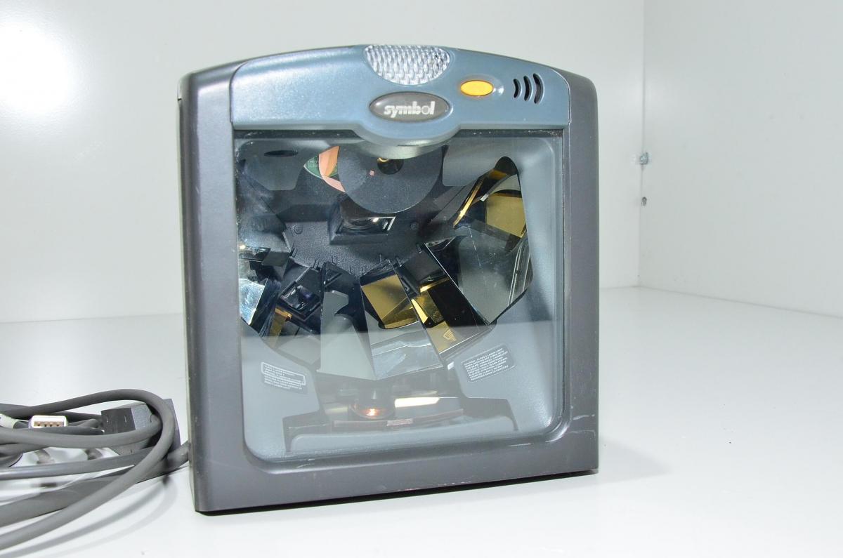 Symbol LS7708-SR1007ZC general purpose tabletop laser USB barcode scanner