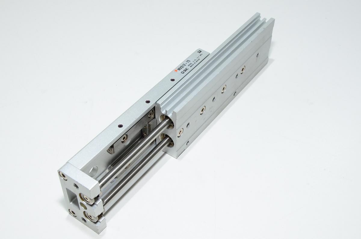 SMC MXS12-75 Compact Dual Rod Air Slide table with cross roller guide