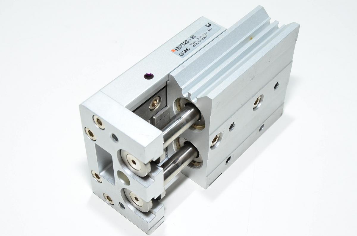 SMC MXS20-30 Compact Dual Rod Air Slide table with cross roller guide