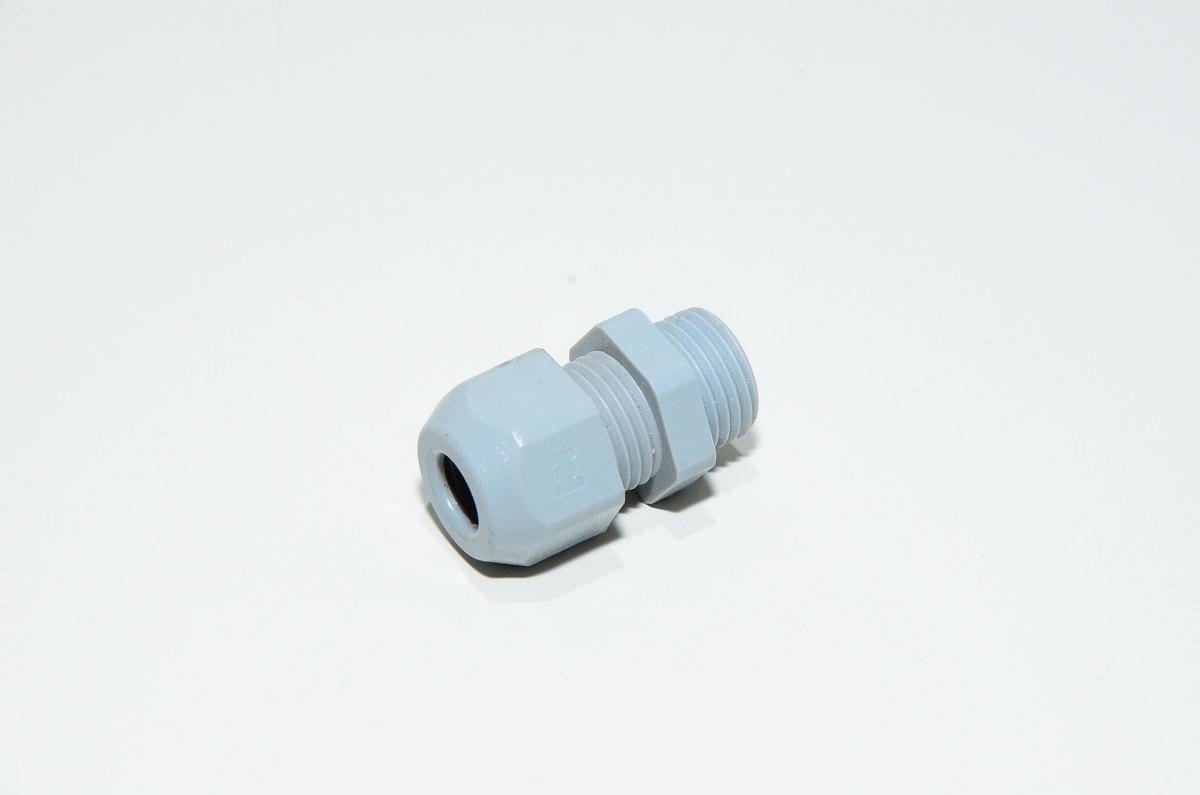 PG9, Agro Syntec 1556.09.08 cable gland for 3...8mm cable, gray ...