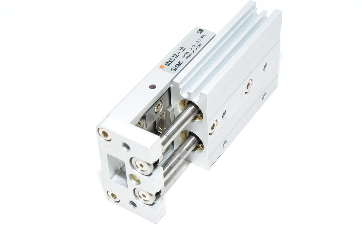 SMC MXS12-30 Compact Dual Rod Air Slide table with cross roller guide