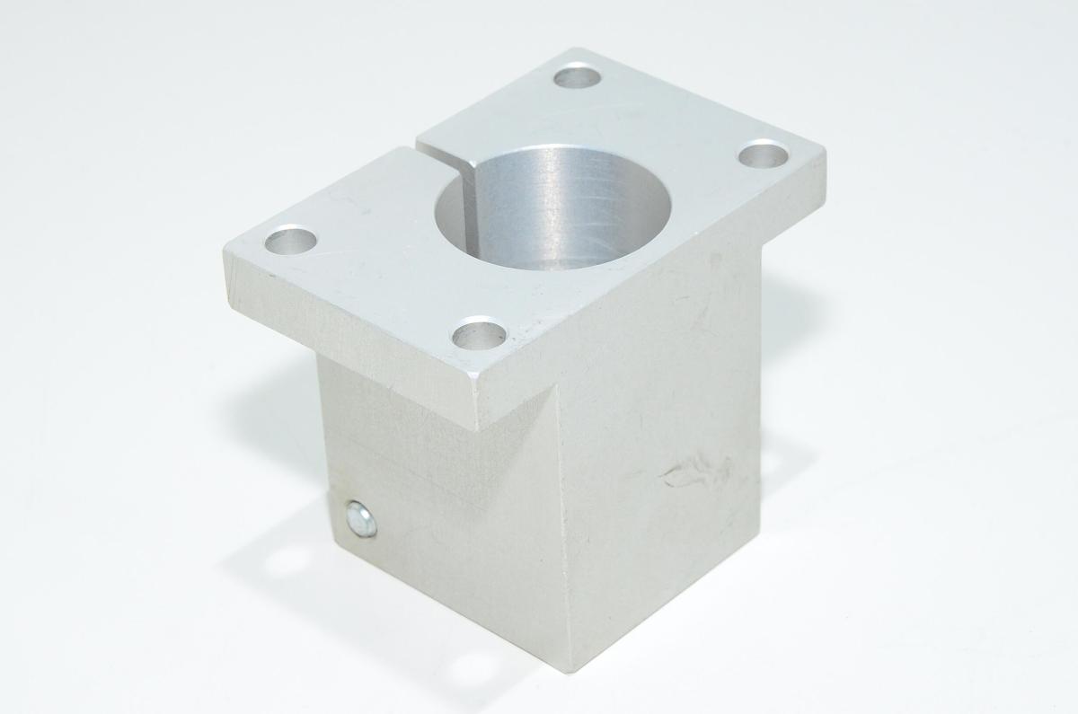 Aluminium single column support for 40mm tube