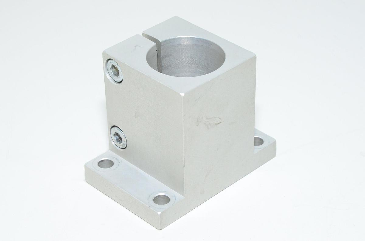 Aluminium single column support for 40mm tube