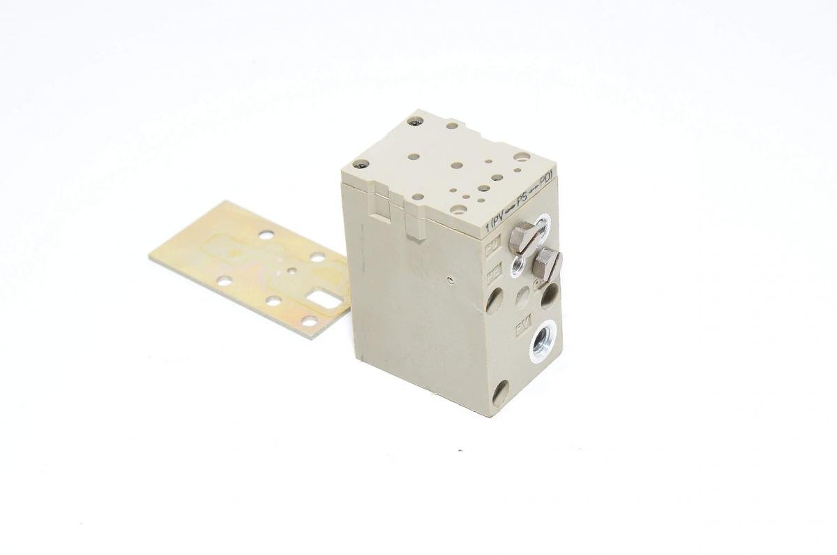 SMC ZX1101-K15LNZ-ECN-Q (ZX10) vacuum ejector with 1mm nozzle, 24VDC solenoid valve operated ...