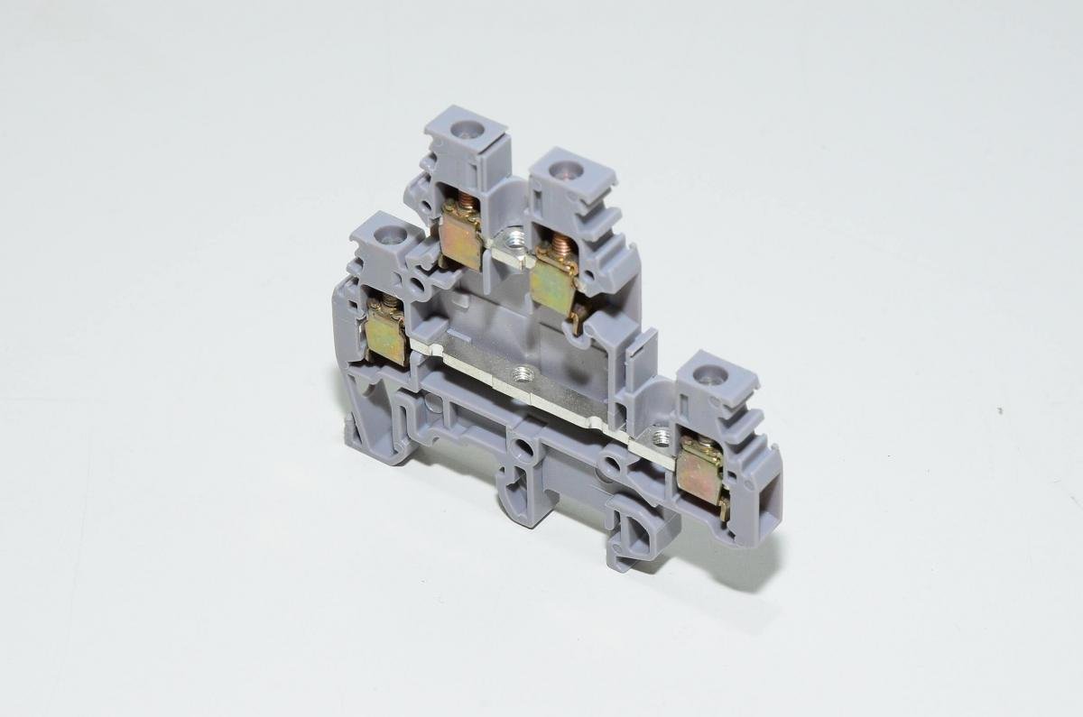 Entrelec M 4/6.D2 1SNA 115 271 R2200 4mm² 800V 32A gray double-level ...