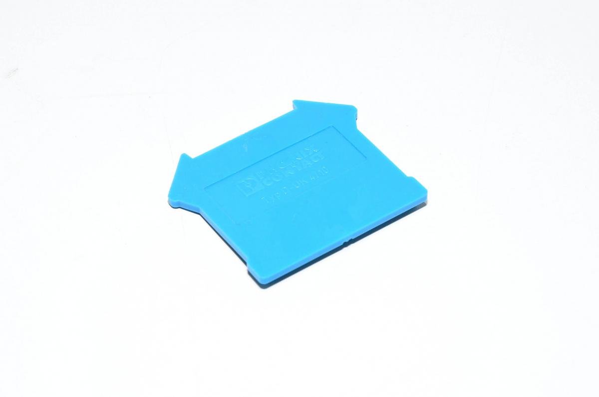 Phoenix Contact D-UK 4/10 BU 3003101 blue end plate for UK-series ...