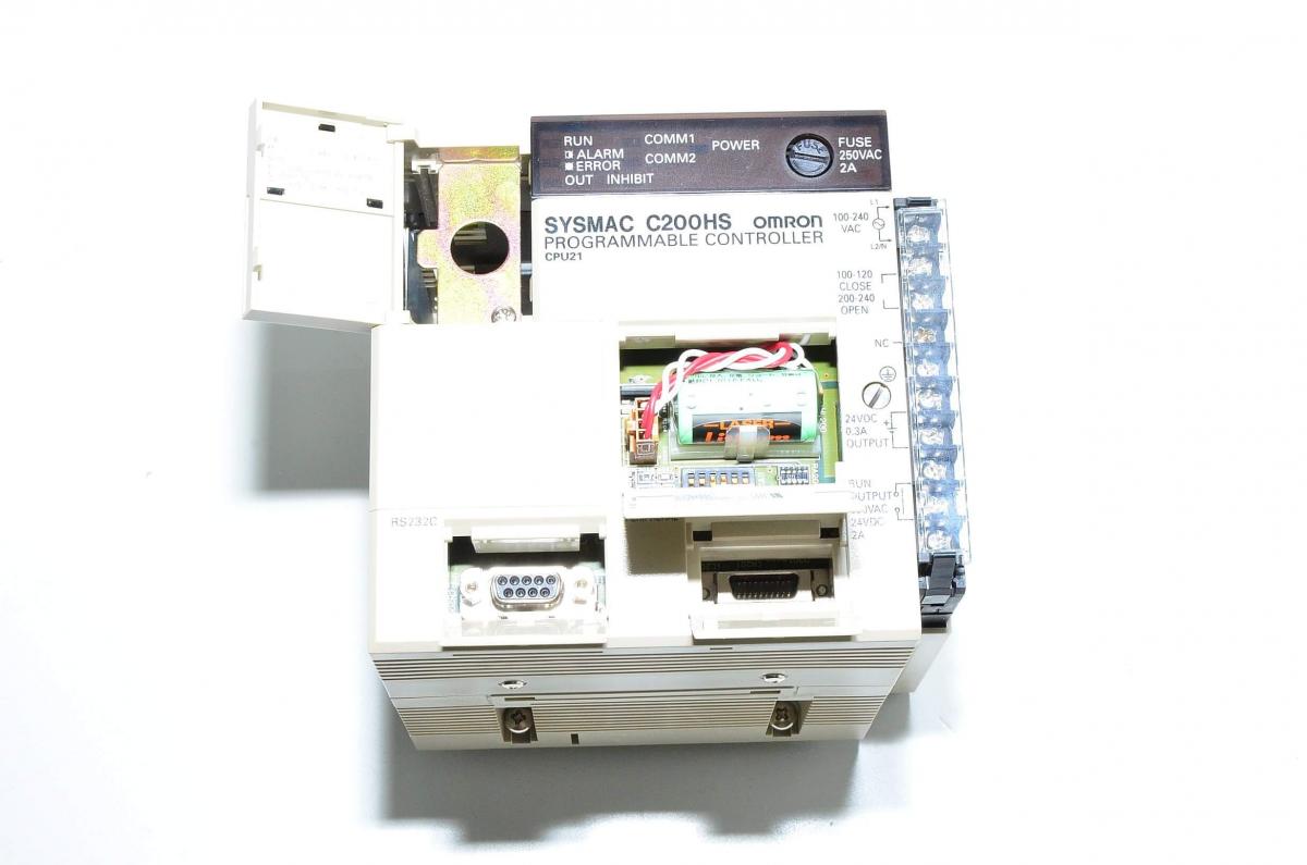 Omron Sysmac C200HS-CPU21-EC programmable controller, CPU unit