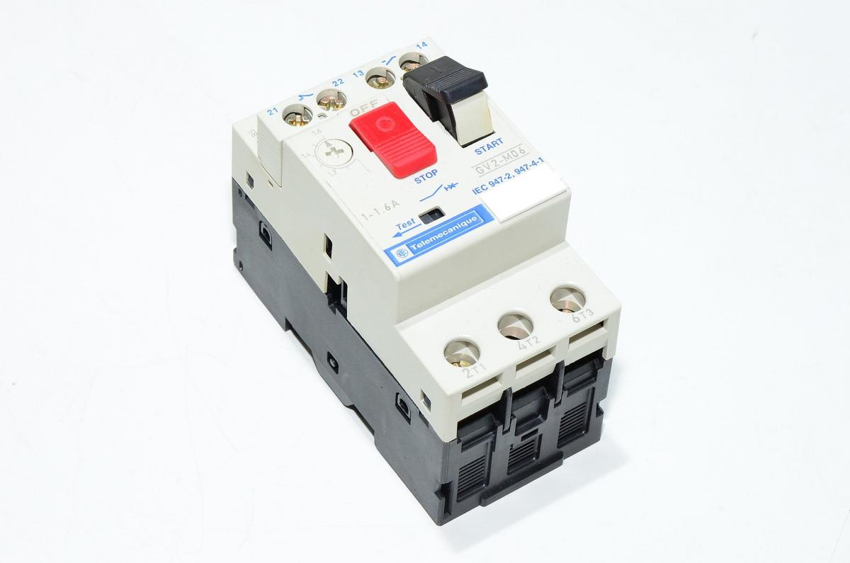 Telemecanique GV2-M06 1-1,6A lämpö-magneettinen ...