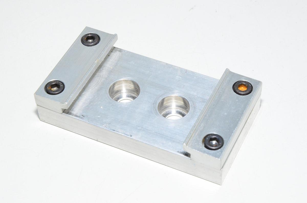 Aluminium mounting bracket 50x95x20mm for SMC MY1M25 series ...