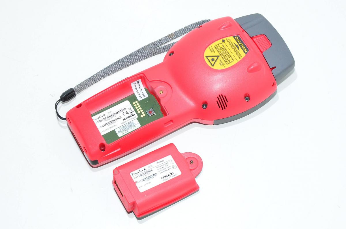 NordicID PiccoLink 2000 red wireless laser barcode reader with color ...