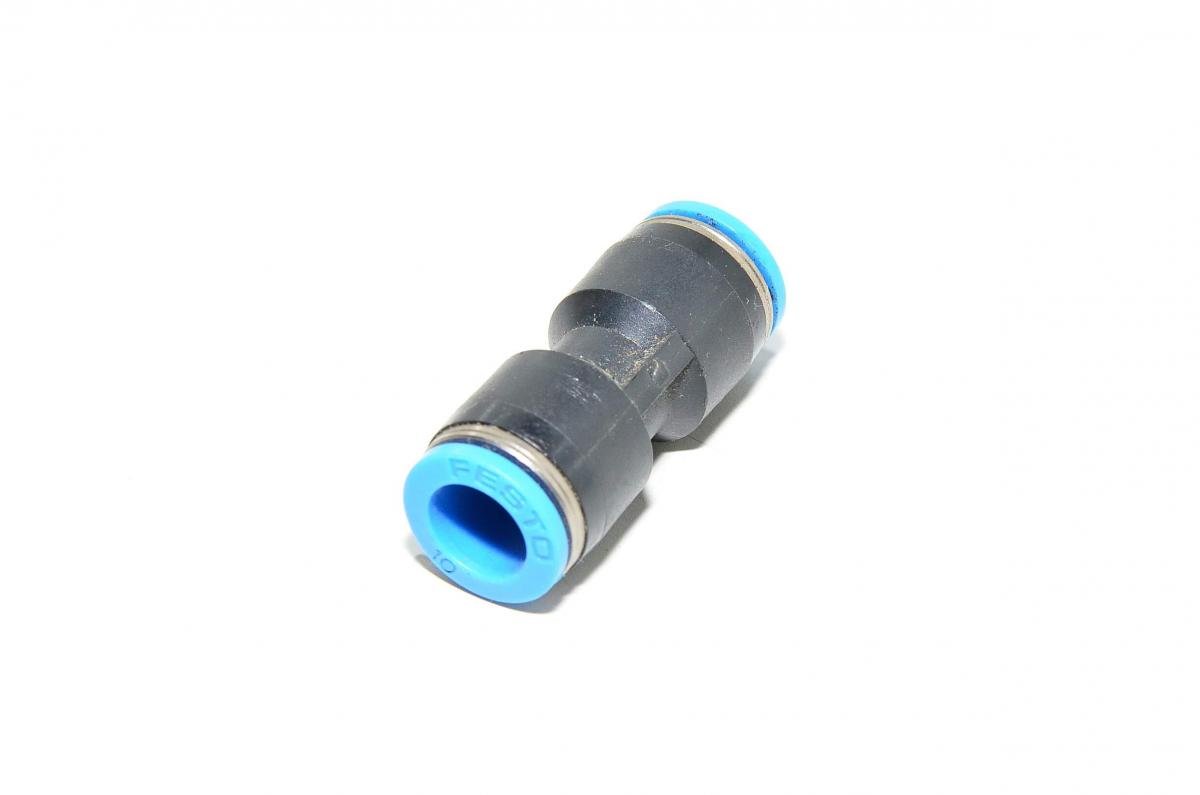 Festo Quick Star QS-10 153034 10mm I-liitin / I-sovitin / jatkopala / pikaliitin samoille ...