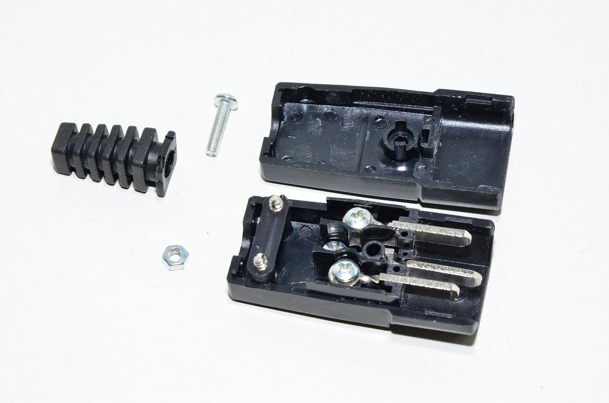 IEC 60320-2-2 type E (C14) male power inlet connector, WD-SS WD-10 ...