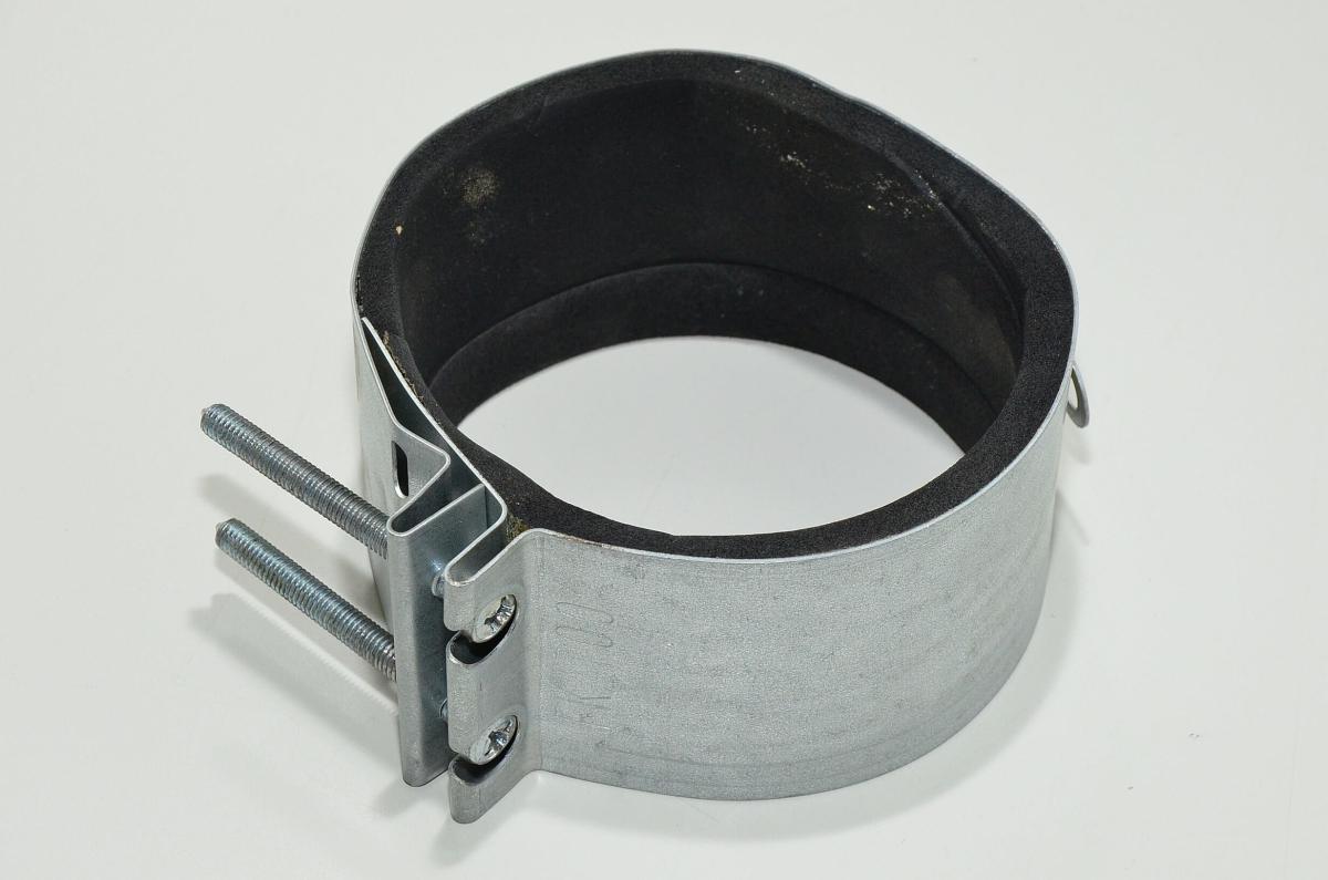 Tube clamp FK100 made of tin plate 100mm