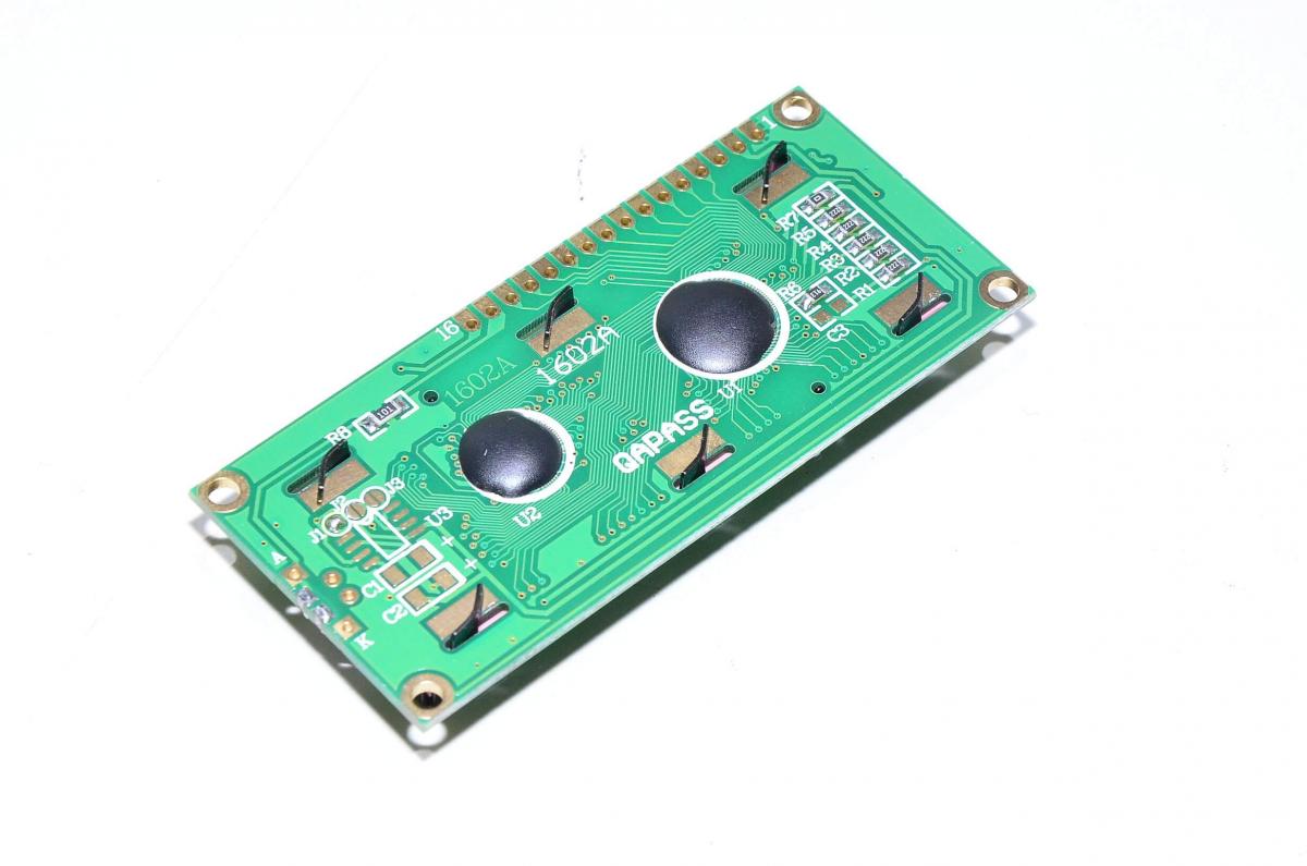 16x2 80x36x11mm 5VDC blue/white QAPASS 1602A STN alpha numeric dot ...