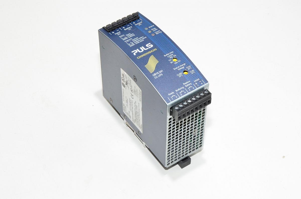 24VDC 10A 240W output, 24VDC input PULS Dimension UB10.241 DC-UPS for ...