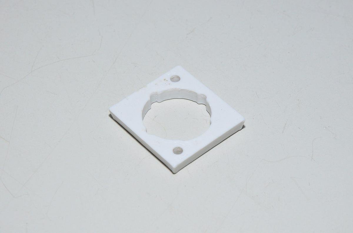 3D printed 5mm riser piece for panel mounted XLR connector with 3mm ...