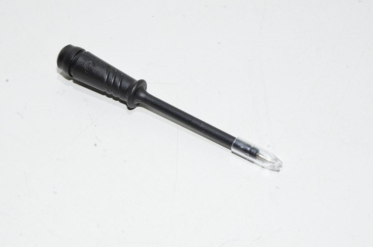 Hirschmann PRUEF 2 973 368-100 black compact test probe with 4mm banan ...