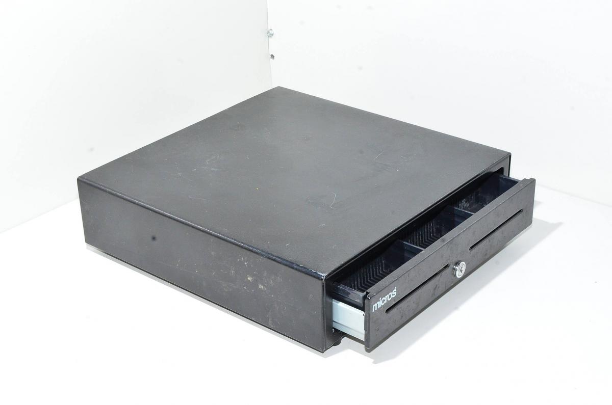 APG Cash Drawer VB030-6-BL1616-B5 black solenoid operated lockable cash ...