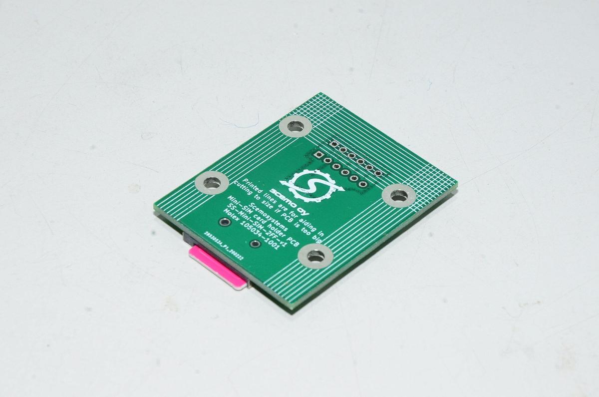 Scemosystems SS-Mini-SIM-2FF-v1 Mini-SIM korttipidikelevy 50x40mm ...