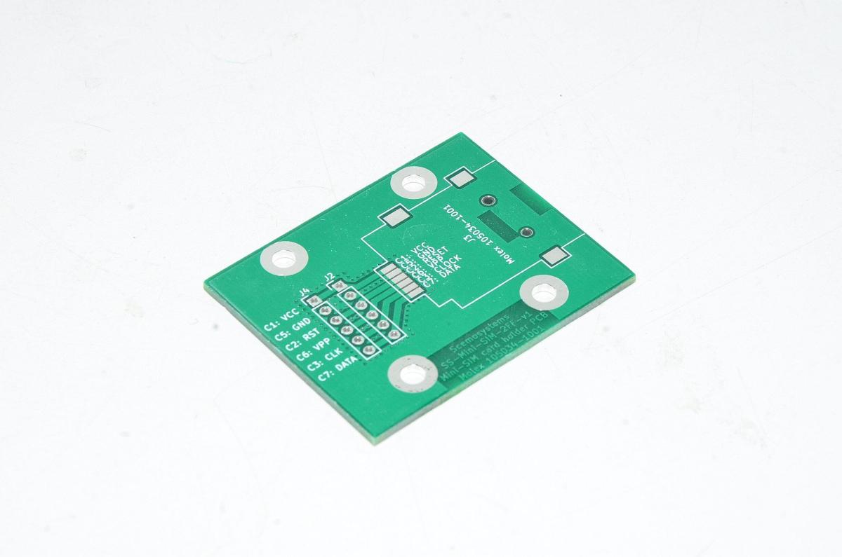 Scemosystems SS-Mini-SIM-2FF-v1 Mini-SIM korttipidikelevy 50x40mm ...