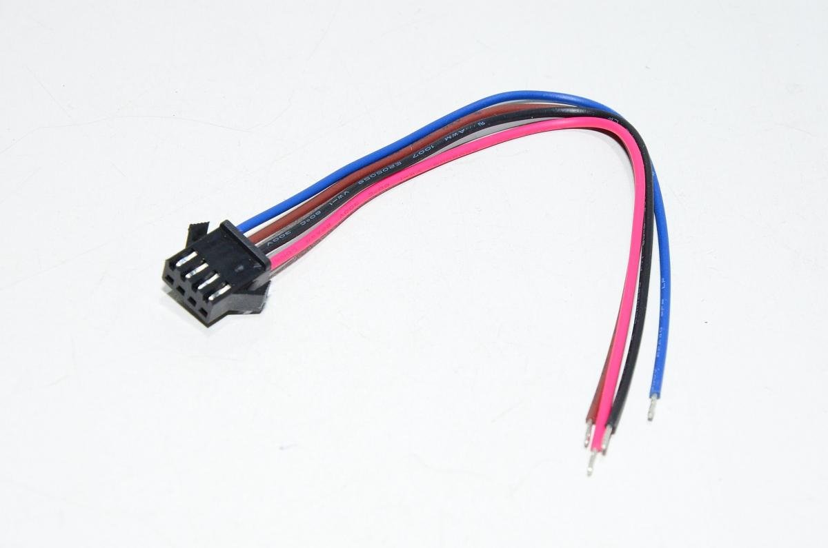 4pin 140mm connection cabl with black JST SMP-04V-BC connector with 2,5mm pitch *uusi*