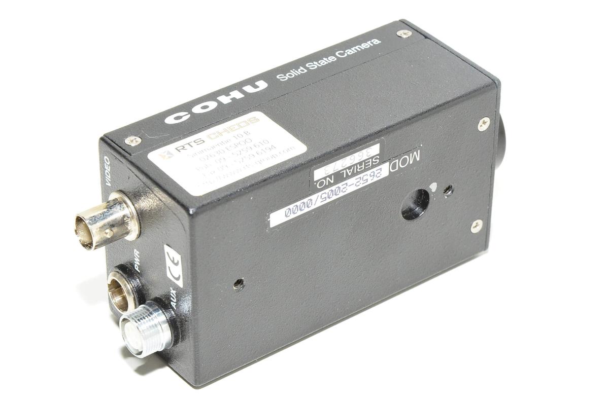 Cohu 2652-2005/0000 extra rigit solid state monochrome 1/2" CCTV camera ...