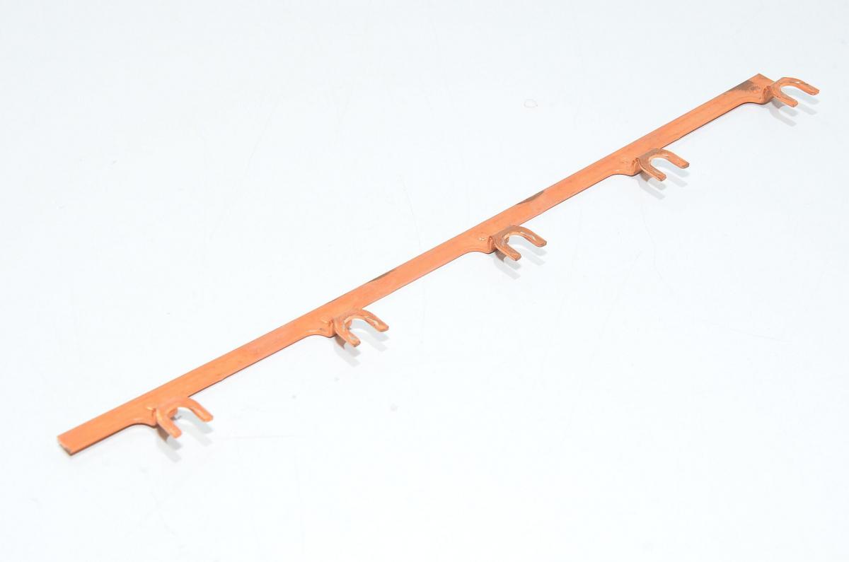 Generic 3-phase busbar for 2nd phase with 5x3pins 53mm pitch