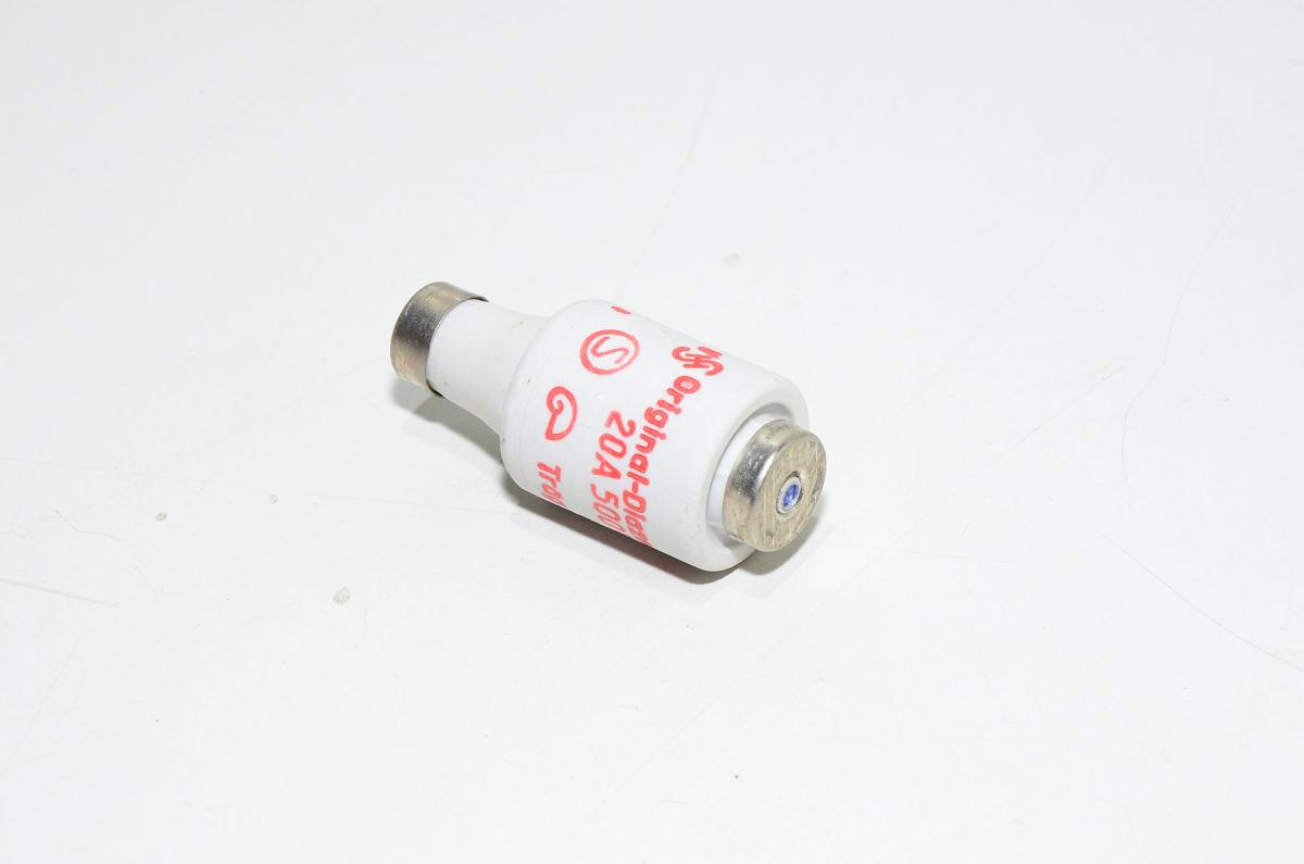 T20A 500VAC gG blue Diazed II (DII) Telegraph-Bauanstalt Siemens ...