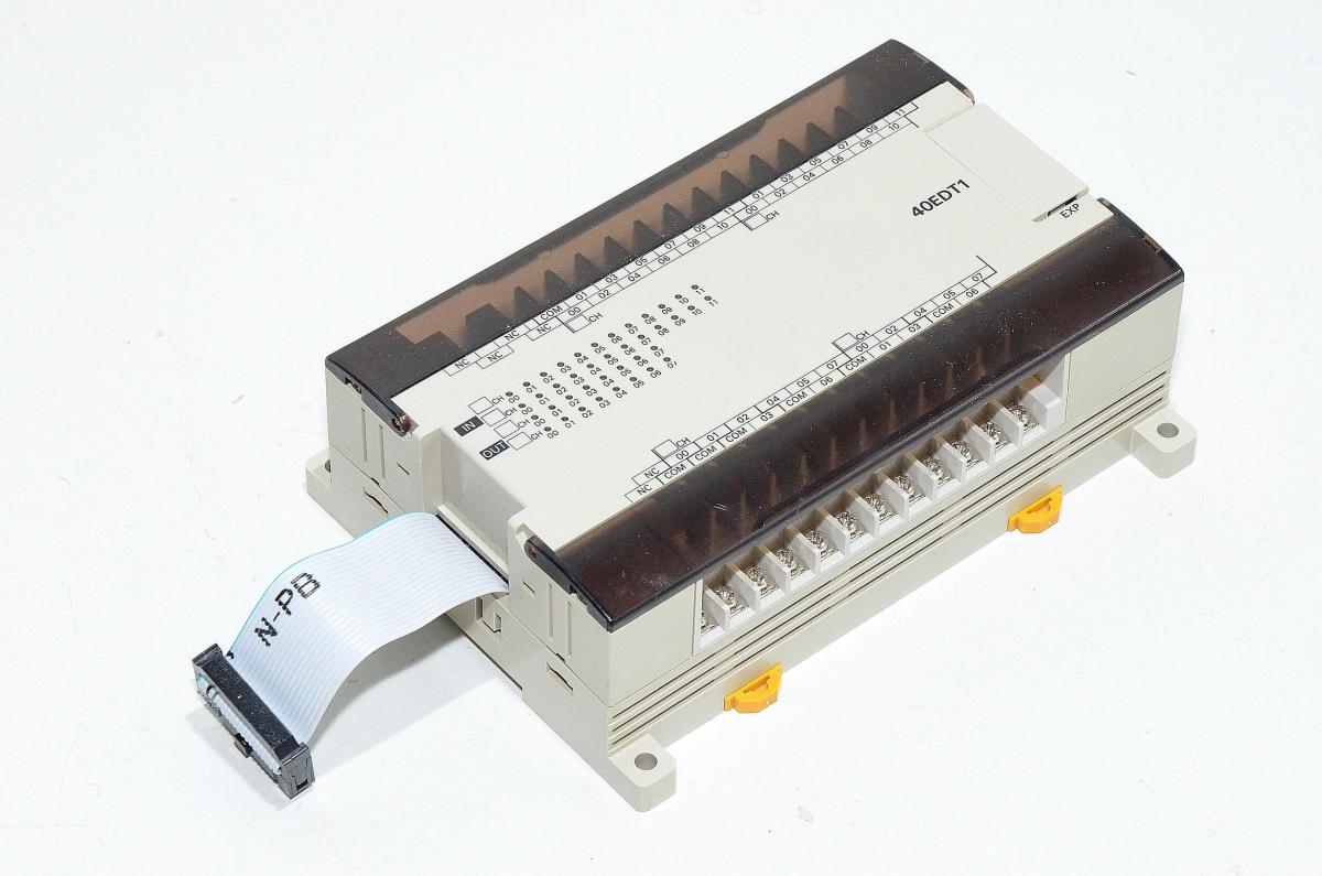 Omron Sysmac CPM1A-40EDT1 expansion module with 16x sourcing transistor ...