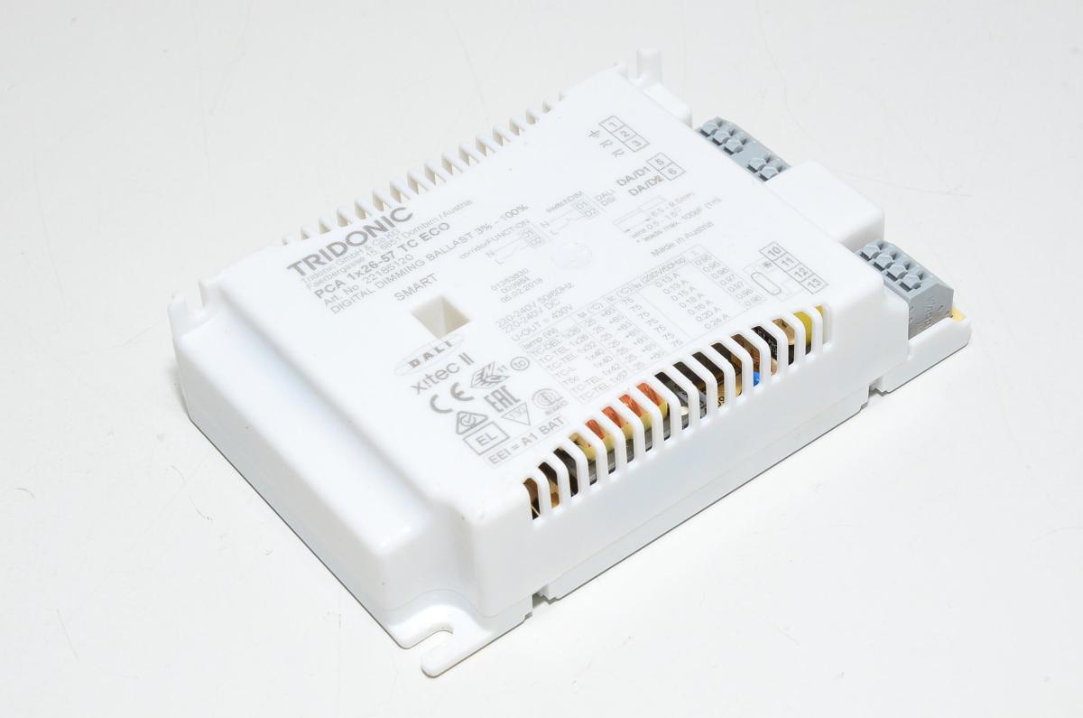 Tridonic PCA 1x26-57 TC ECO x!tec II 22185120 digital dimmable ballast ...