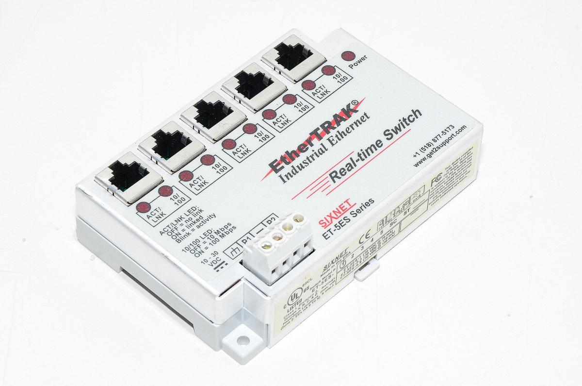 Sixnet ET-5ES-1 Ethertrack industrial ethernet switch 5x 10/100 network ...