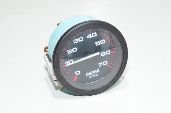 Teleflex 58255 marine motor tachometer 7000rpm gauge 12VDC