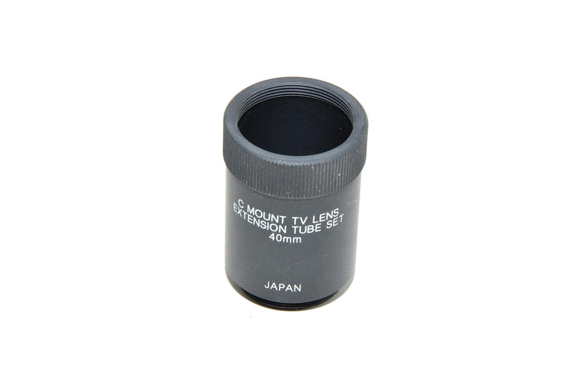 40mm lens tube extension black metal C-mount and CS-mount