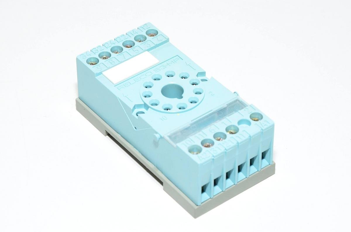 11-pin Sub-Magnal B11A circular relay base Releco S3-MP