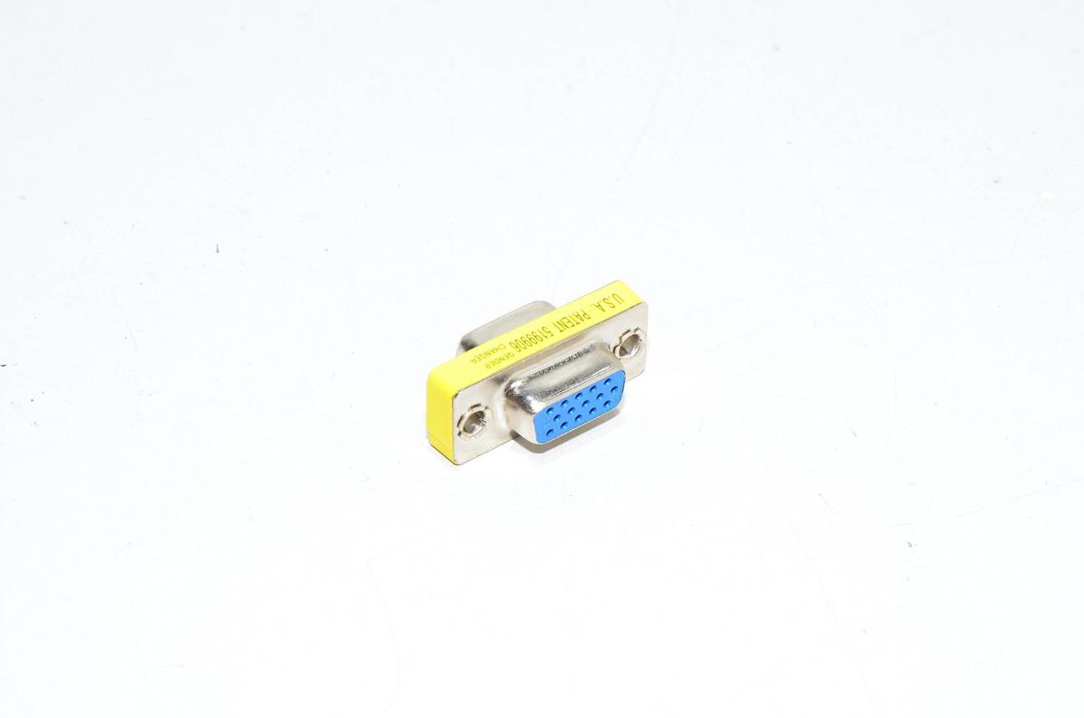 VGA gender changer D-Sub 15-pin (DE-15F) (Female / Female) *Without screws*