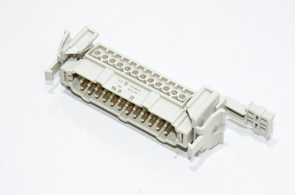 Harting heavy duty power Han 24E-M 16A male connector