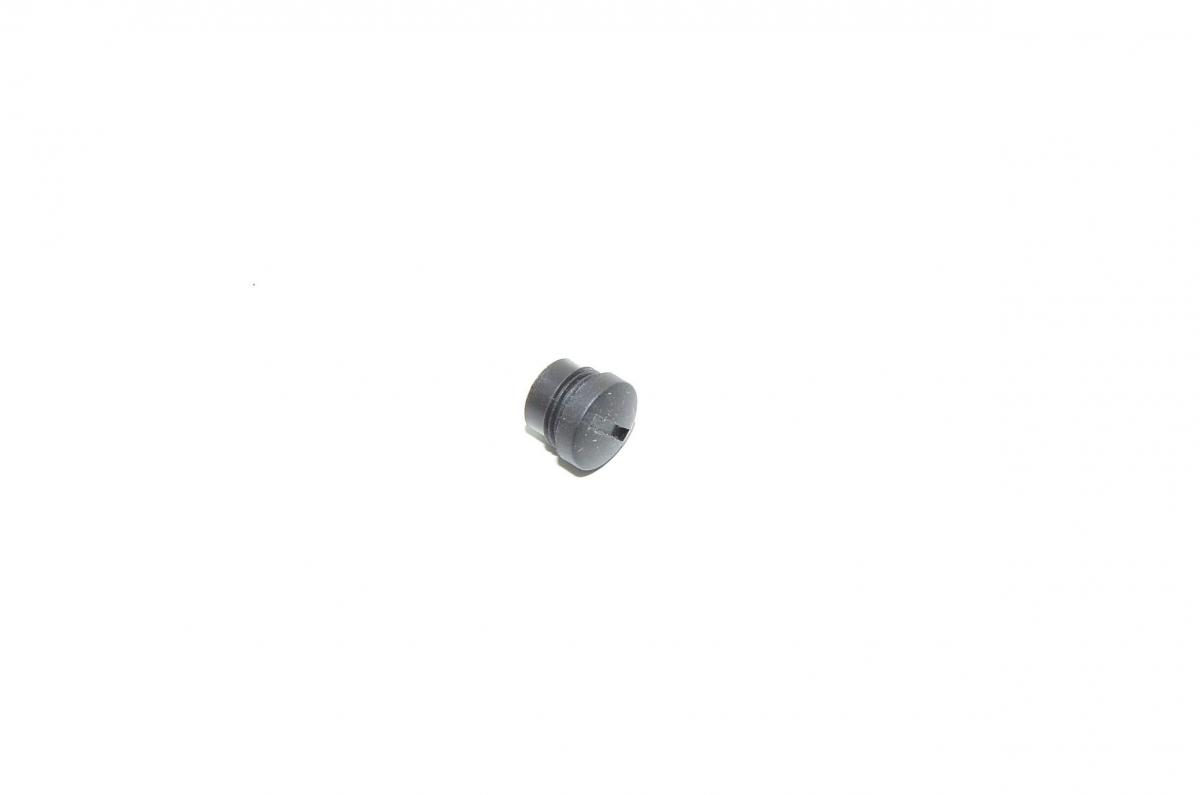 M12 female connector plastic cap (blind plug), Black
