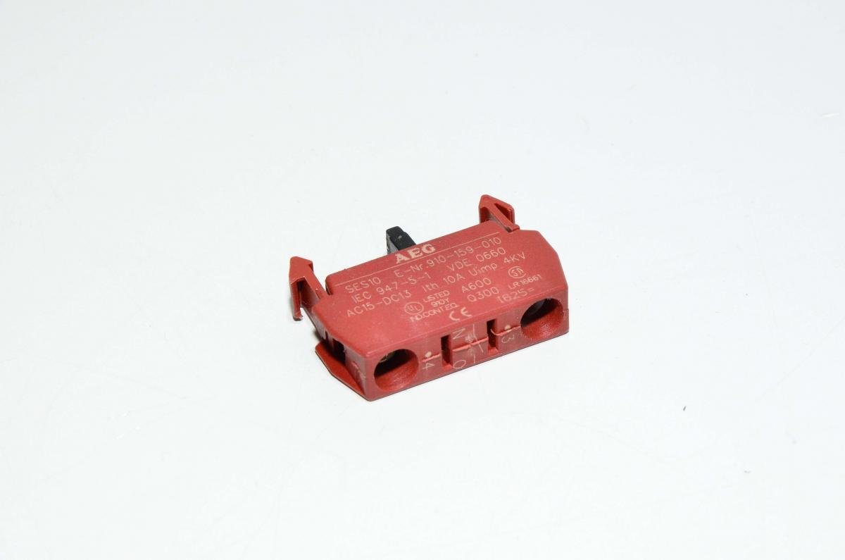 AEG B22 series SES10 contact block, 1x NO contacts (normally open)